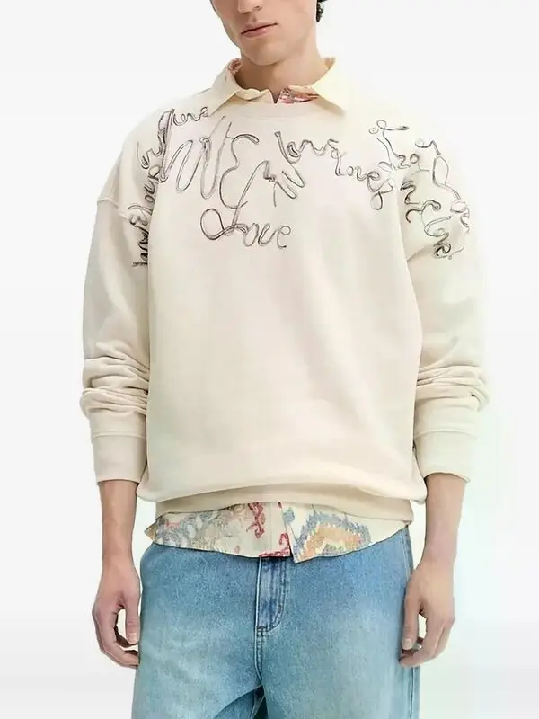 Desigual Embroidered Crew-neck Sweatshirt