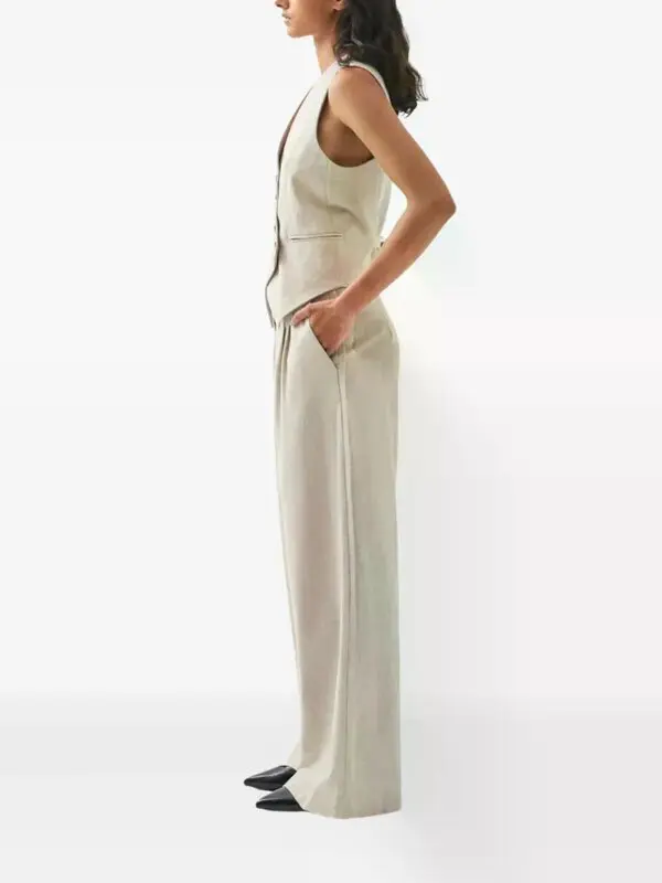 ALOHAS Pleated Palazzo Trousers
