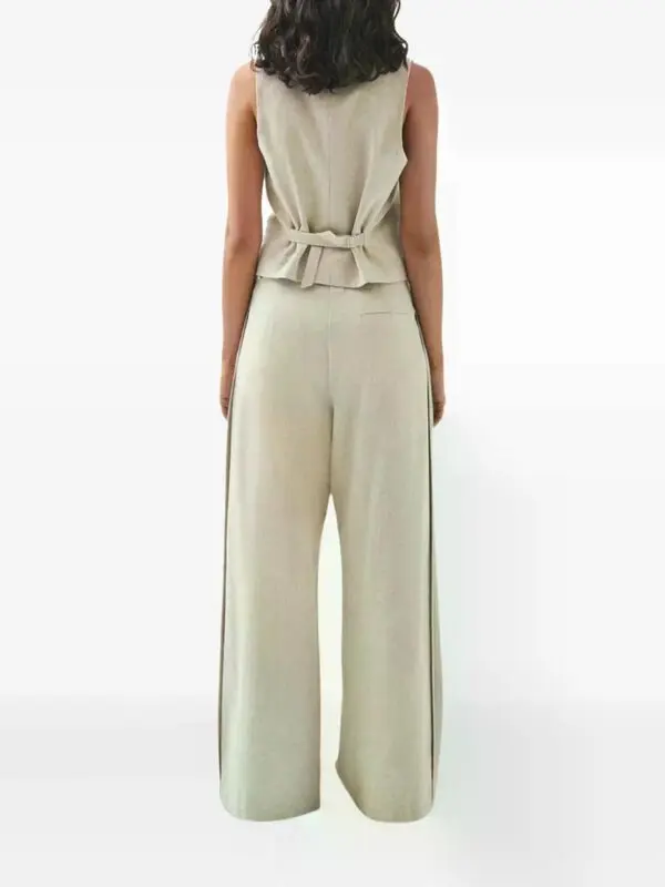 ALOHAS Pleated Palazzo Trousers