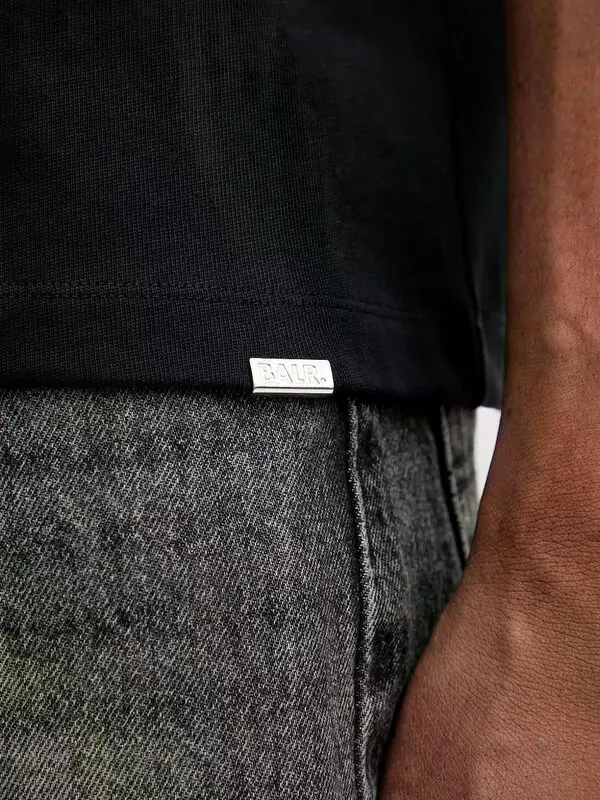 BALR. Tipped Collar Polo Shirt - Black