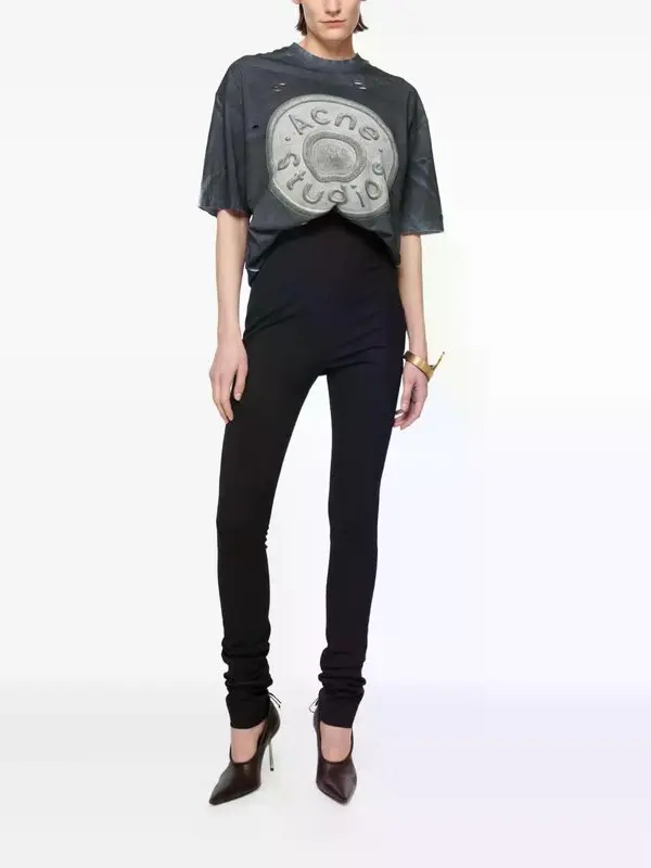 Acne Studios Logo Distressed T-shirt