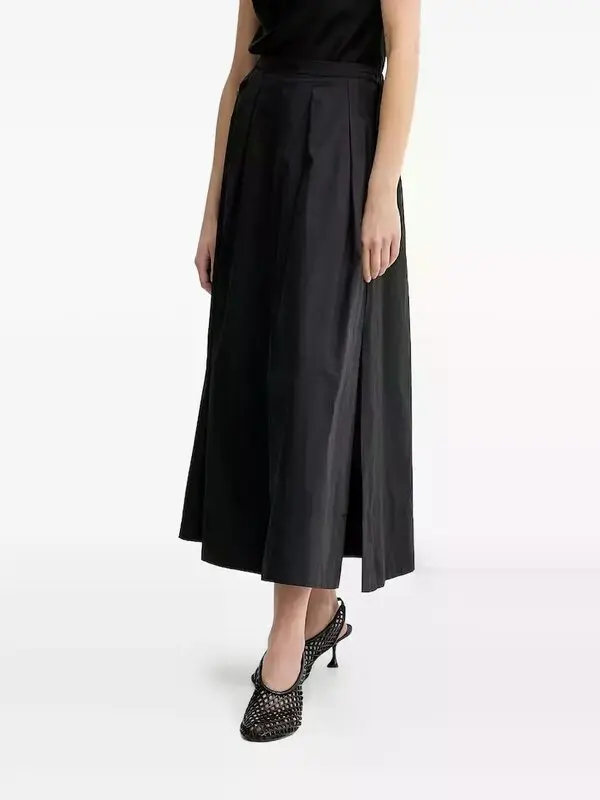 HERSKIND Pleated A-line Midi Skirt