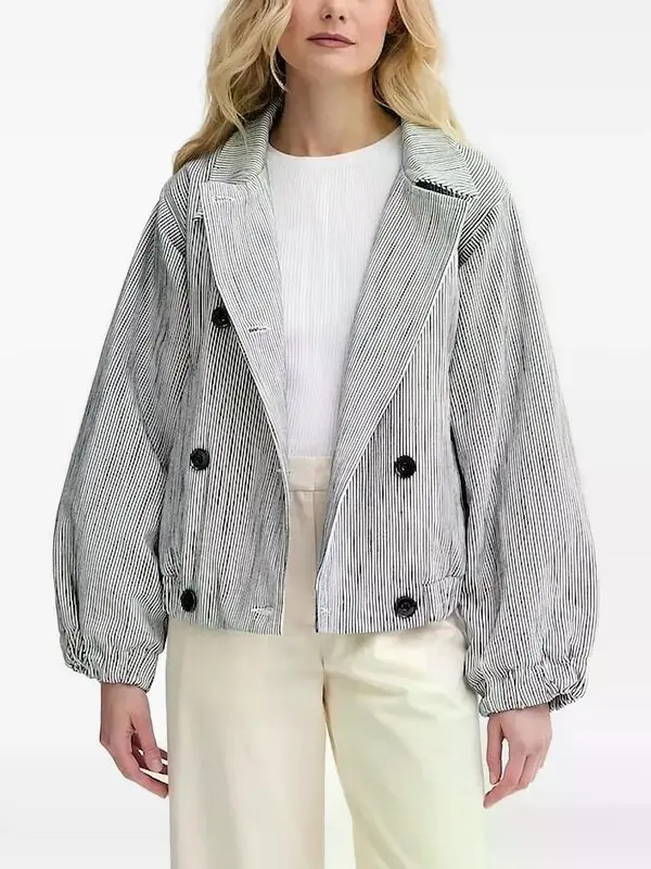 SESSUN Striped Oversized Jacket