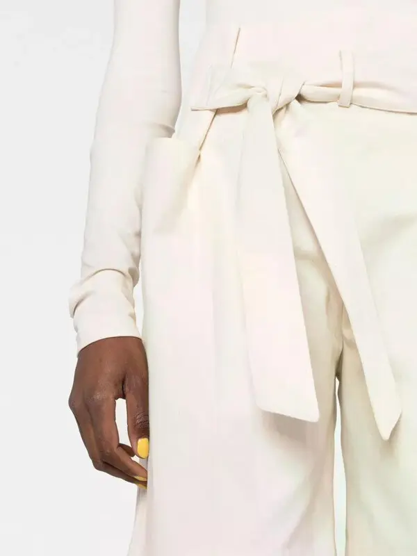 TOTEME Belted High-waist Shorts