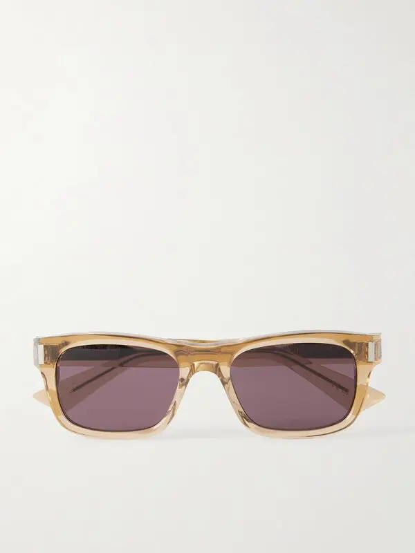 Saint Laurent Square-frame Sunglasses - Yellow