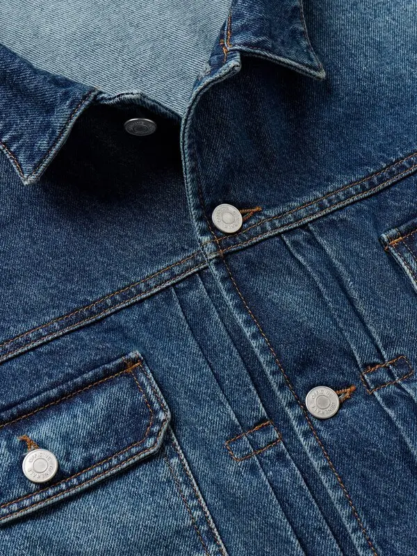 Officine Générale Loick Denim Trucker Jacket