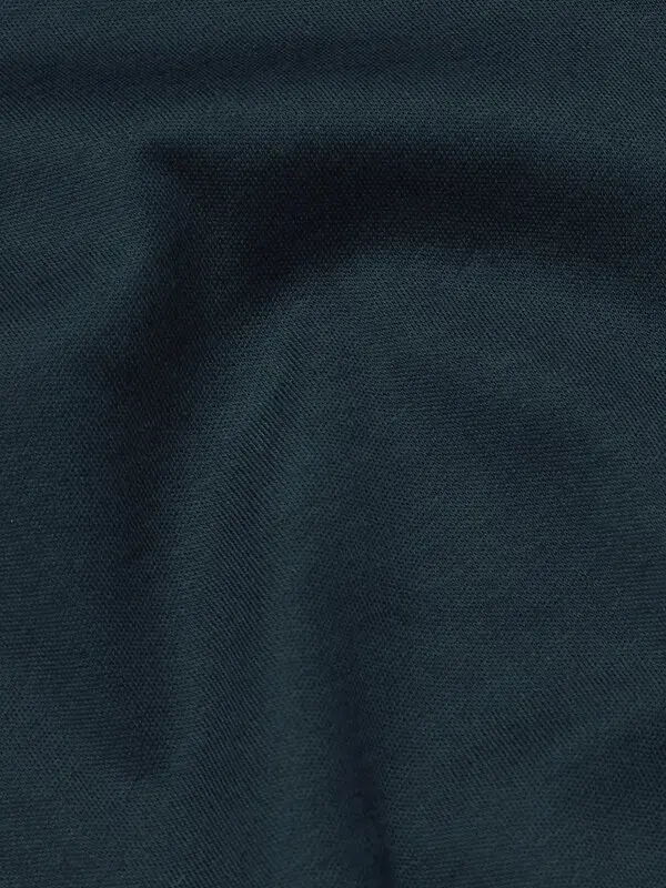 Mr P. Mercerised Cotton-jersey T-shirt - Blue