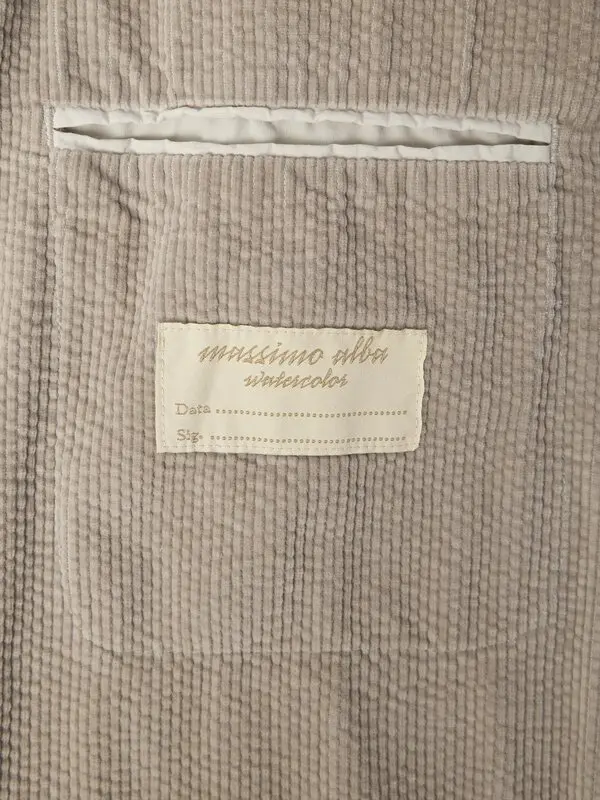 Massimo Alba Sloop Cotton-corduroy Suit