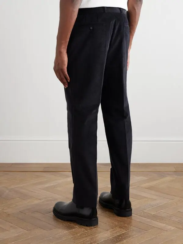 Officine Générale Hoche Belted Corduroy Trousers