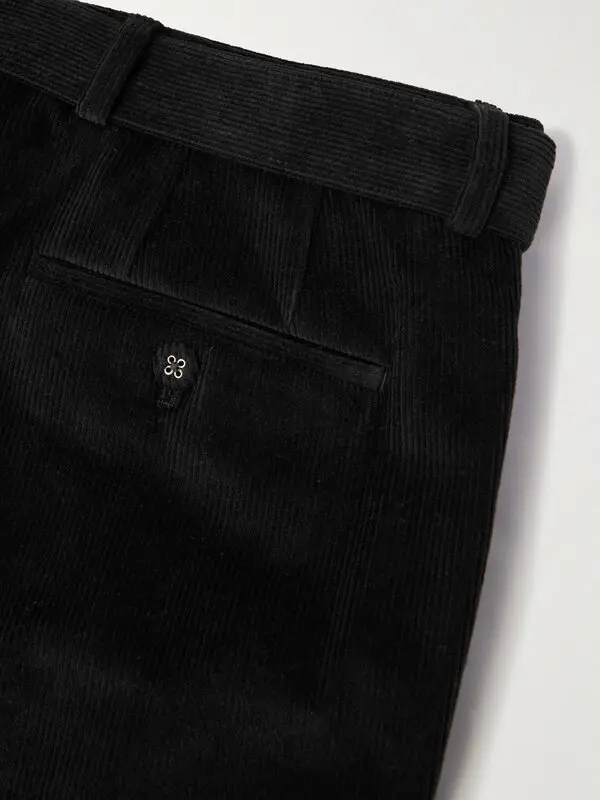 Officine Générale Hoche Belted Corduroy Trousers