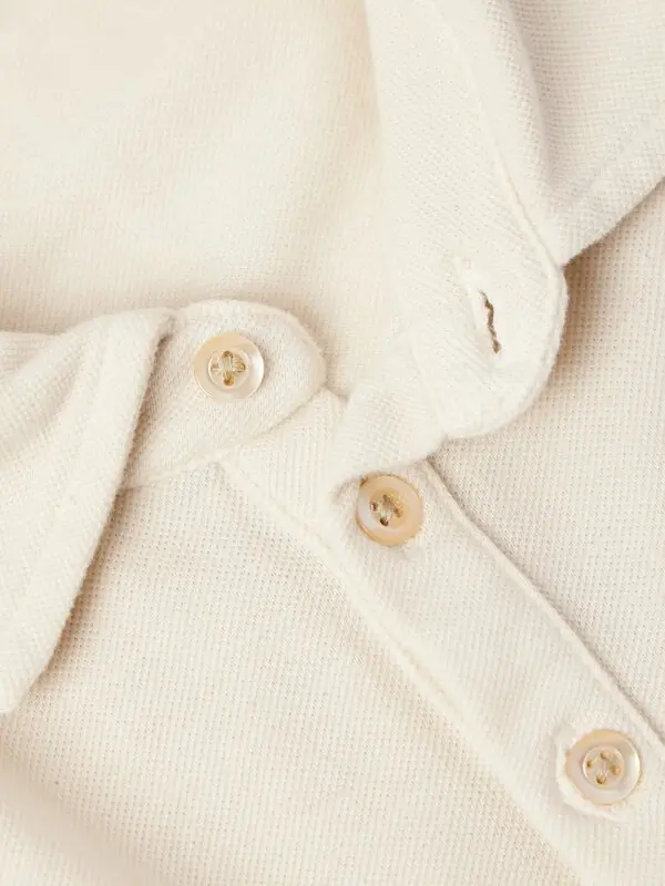 Massimo Alba Ischia Cotton And Cashmere-blend Piqué Polo Shirt