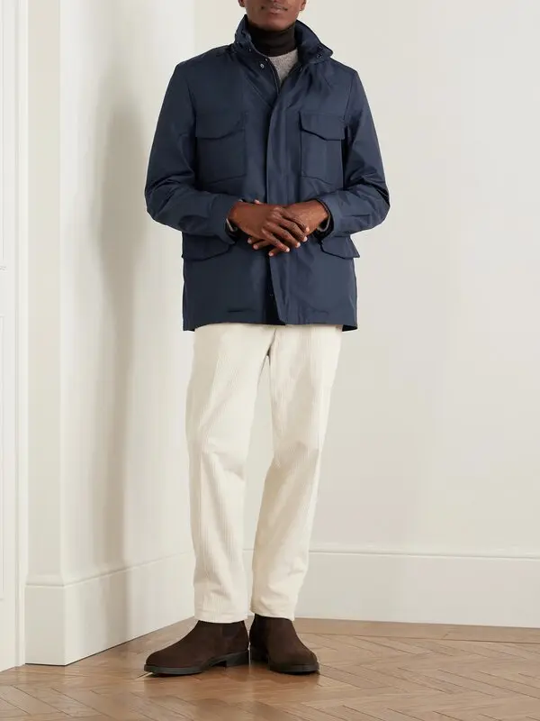 Loro Piana Traveller Shell Jacket - Blue
