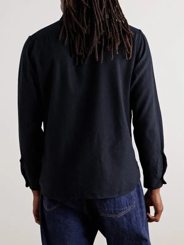 Hartford Percey Wool-blend Flannel Shirt