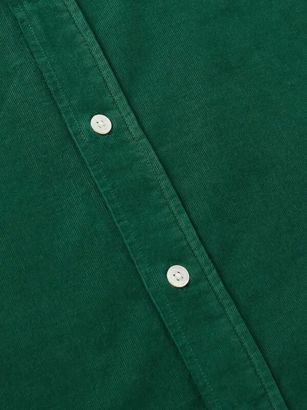Hartford Paul Cotton-corduroy Shirt - Green