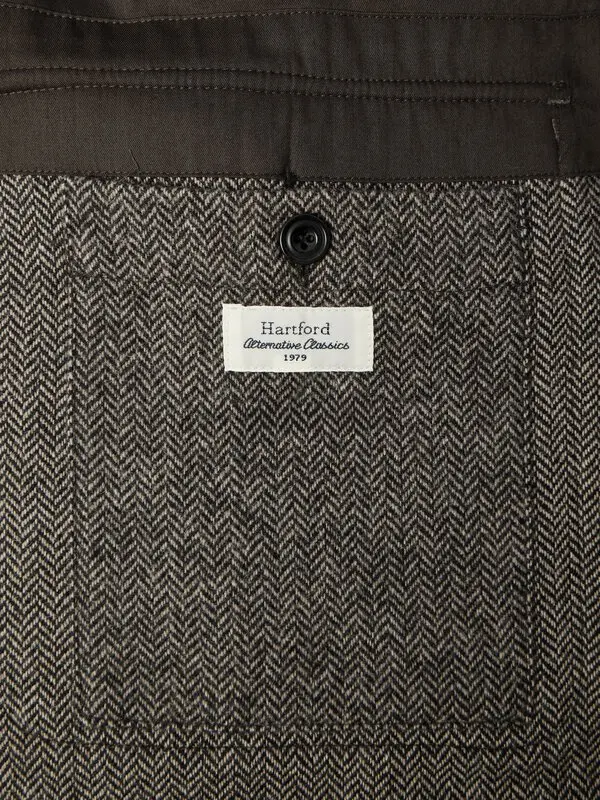 Hartford Joey Herringbone Wool-blend Blazer