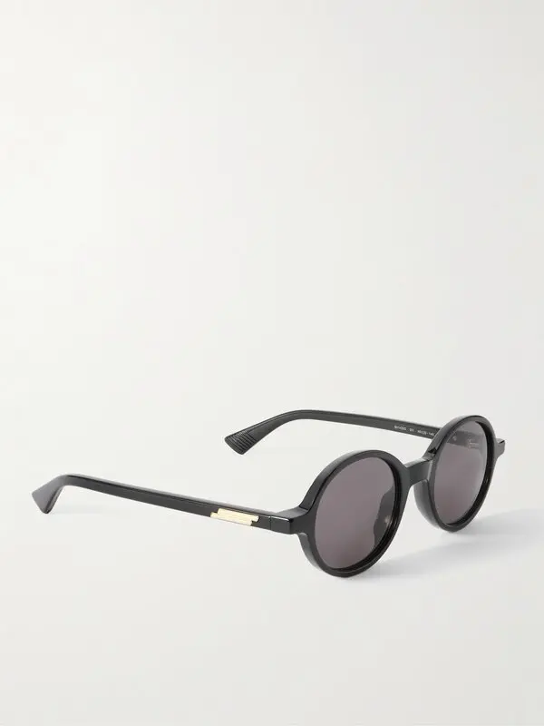 Bottega Veneta Round-frame Acetate Sunglasses