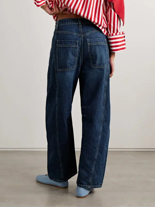 TWP High-rise Tapered Jeans