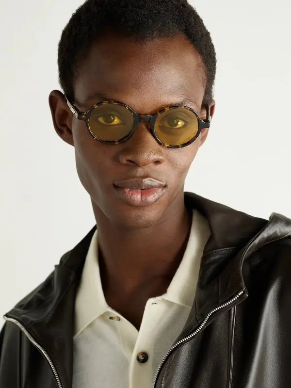 Bottega Veneta Round-frame Sunglasses