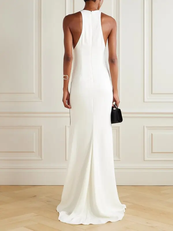 Stella McCartney Miracle Organza-trimmed Crepe Gown
