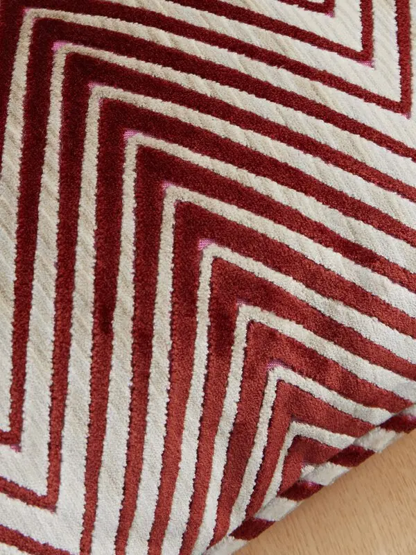 Missoni Ziggy Striped Velvet Down Cushion - Multi