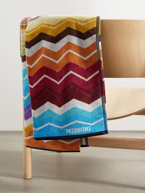 Missoni Hugo Striped Cotton-terry Towel - Multi