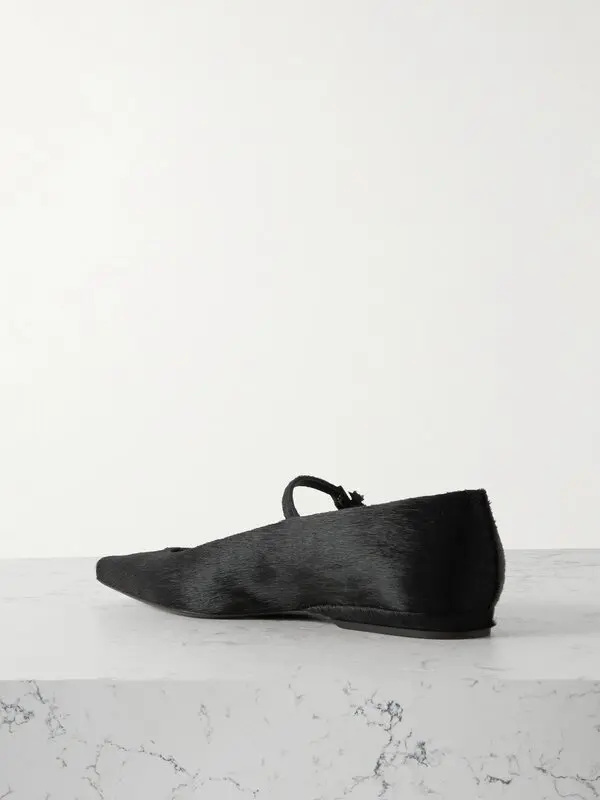 Loulou De Saison Leone Calf Hair Flats