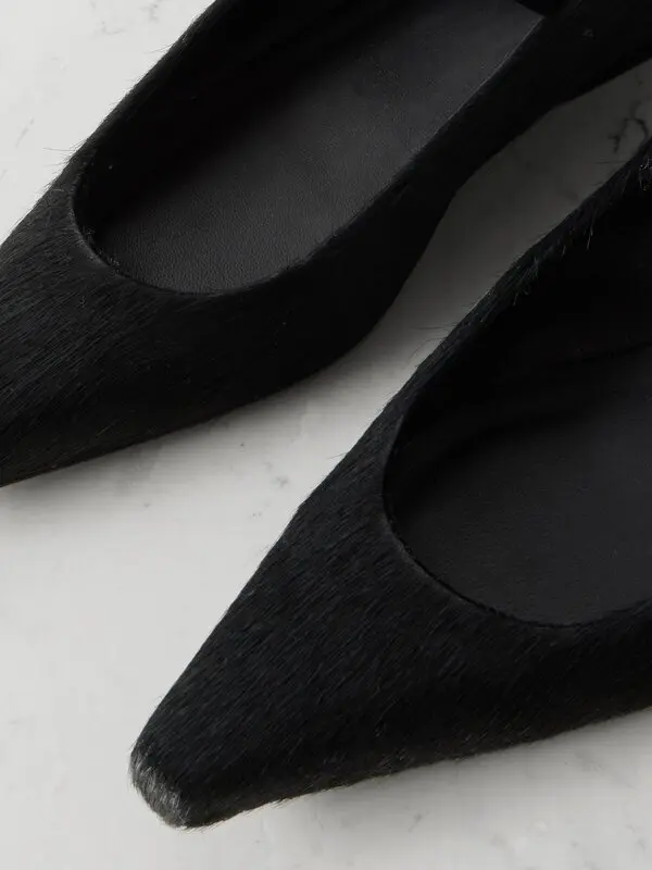 Loulou De Saison Leone Calf Hair Flats