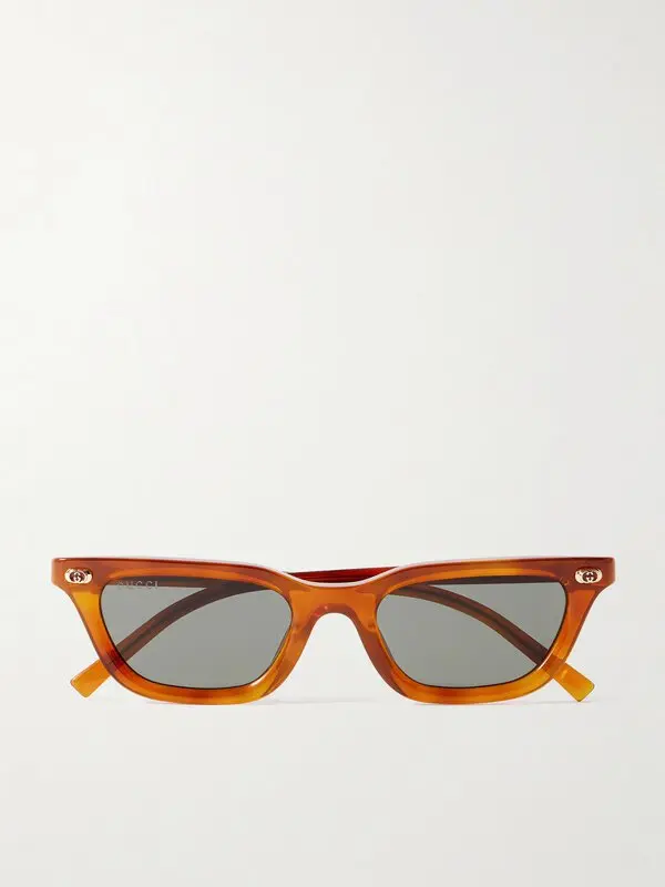 Gucci Cat-eye Acetate Sunglasses - Brown