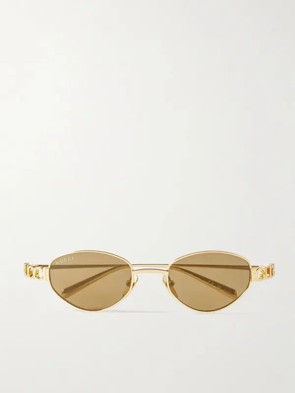 Gucci Cat-eye Sunglasses - Gold