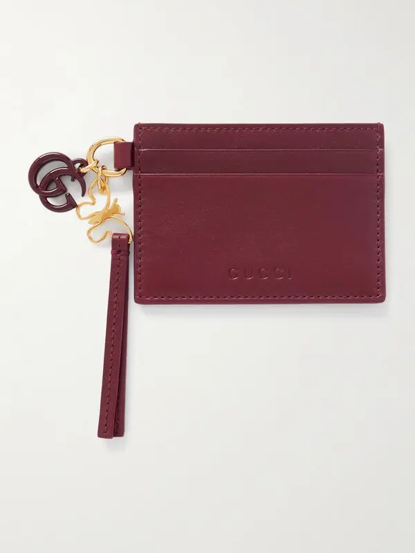 Gucci Leather Cardholder - Red