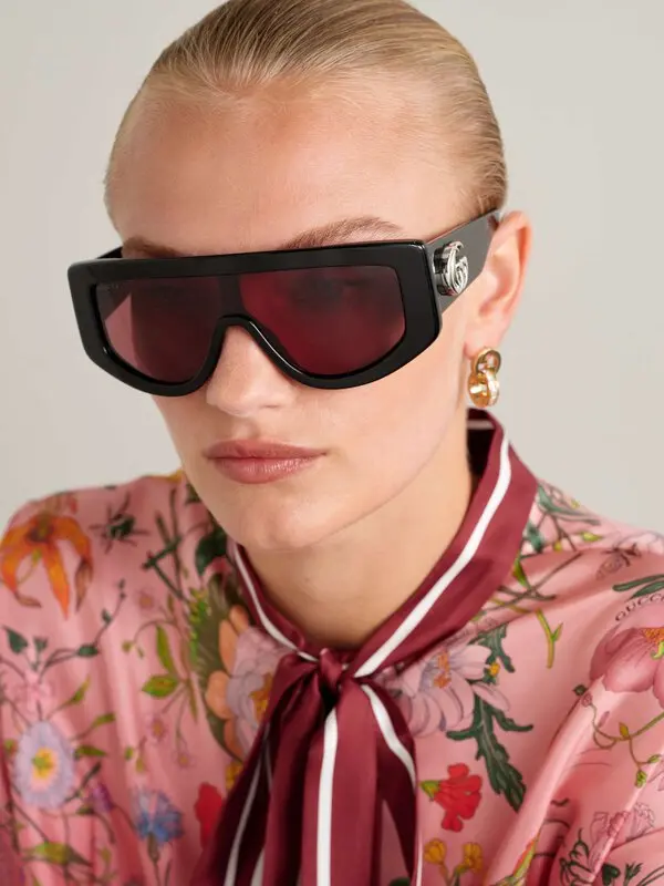 Gucci Gg Oversized D-frame Sunglasses
