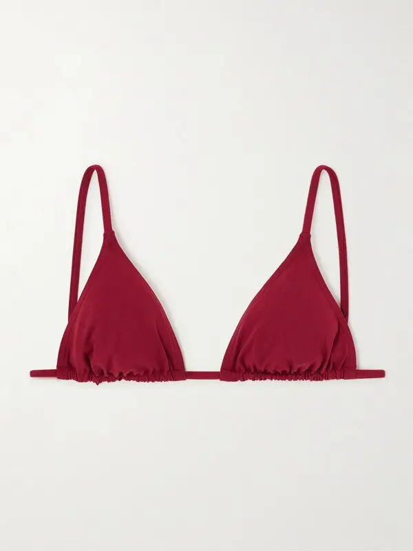 ERES Les Essentiels Mouna Triangle Bikini Top - Red