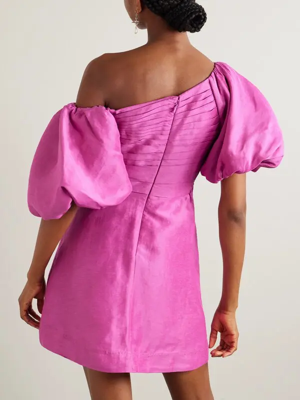 strapless open back dress Witchery Size 8 Black Plissé Dress – oppspot main image 1