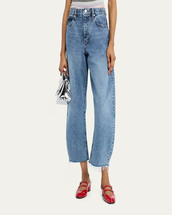 FRAME The Bubble Crop Jeans