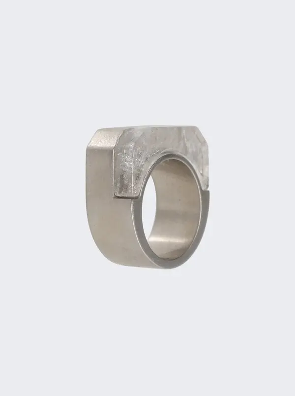 Rick Owens Double Crystal Hollywood Ring