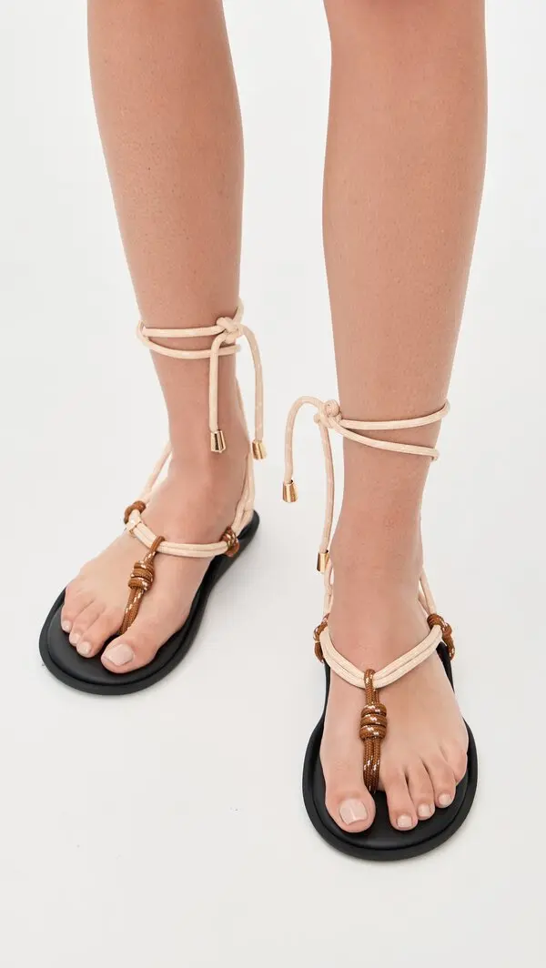 Flowze Flo Twin Rope Sandals - Hazelnut/natural