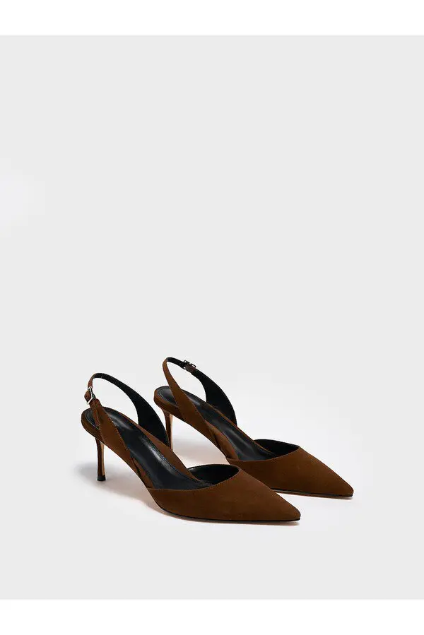 Marion Parke Suede Slingback Heel