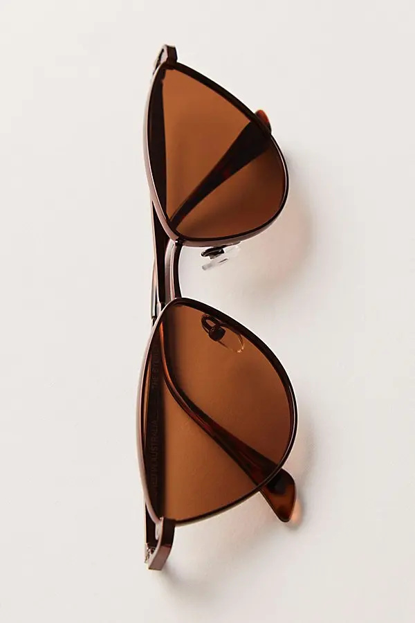 BANBE Sydney Cat Eye Sunglasses - Bronze-dark Chocolate