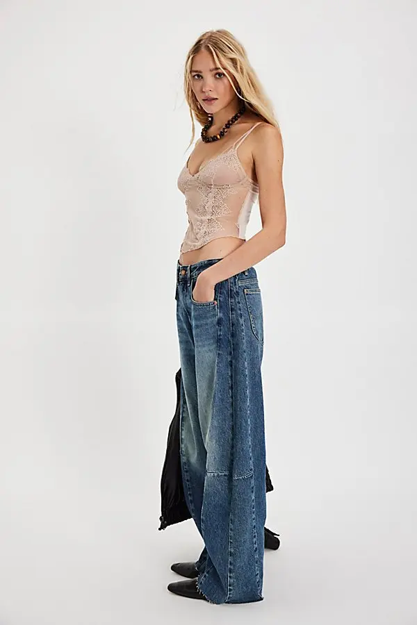 LEEM Low-slung Barrel Rider Jeans