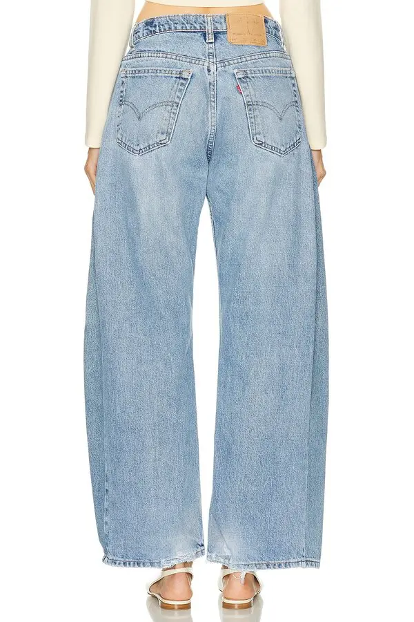 ALIGRACE Vintage Crossover Barrel Jeans