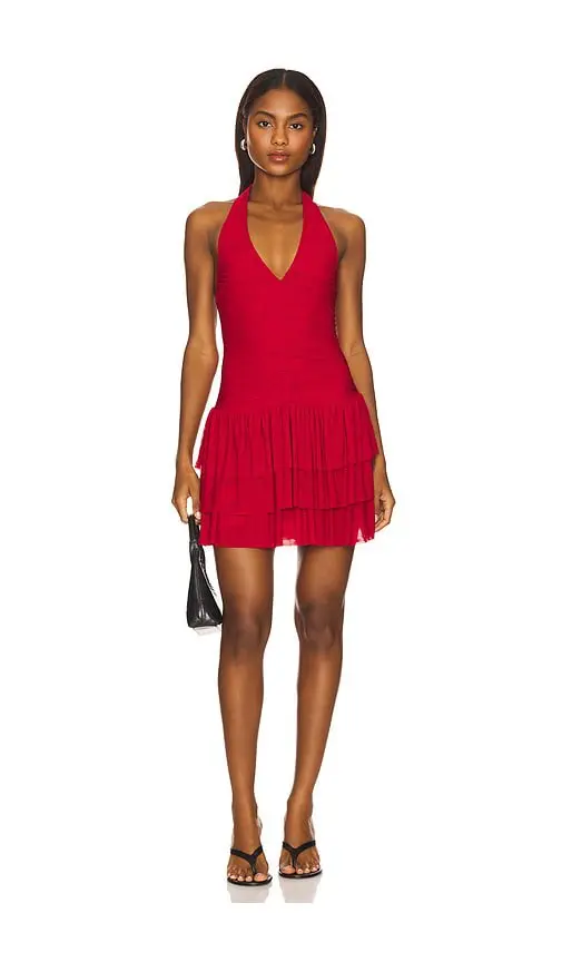 nia red dress NIA
