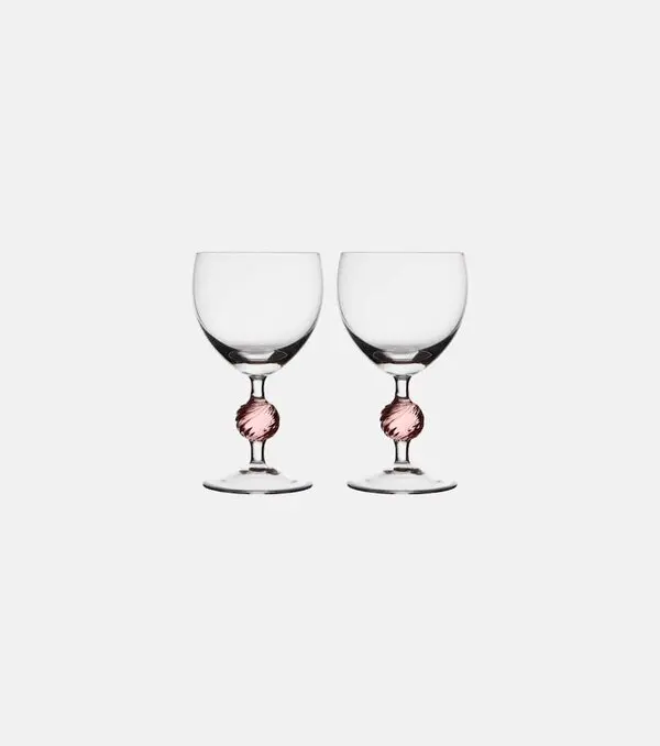 CABANA Demetra Set Of 2 Wine Glasses - Transparent