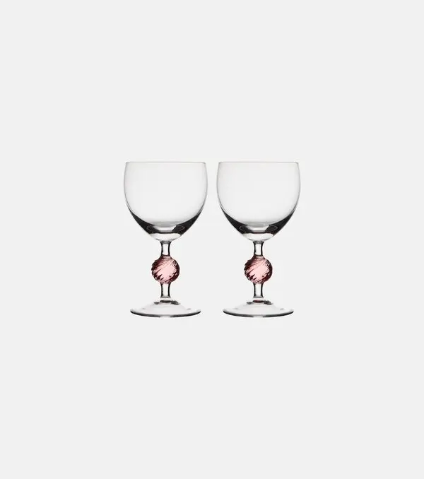 CABANA Demetra Set Of 2 Wine Glasses - Transparent