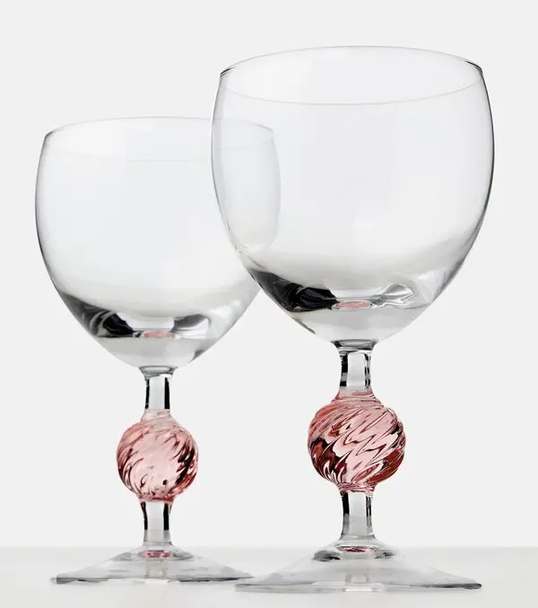 CABANA Demetra Set Of 2 Wine Glasses - Transparent