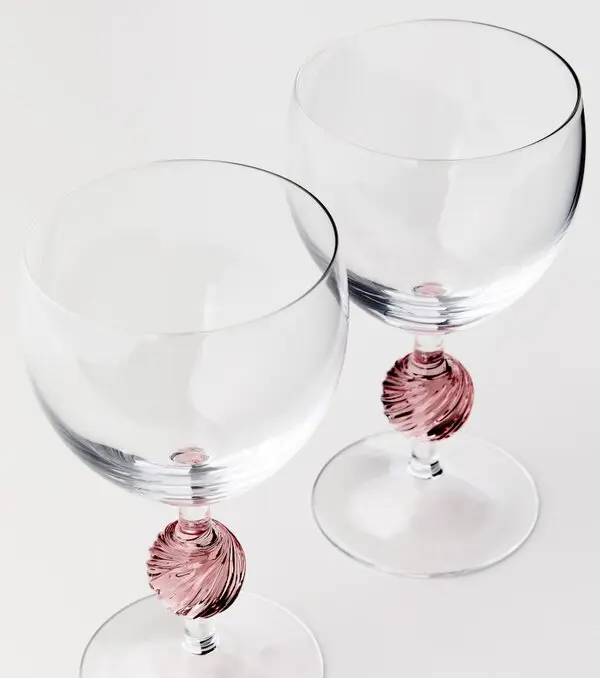 CABANA Demetra Set Of 2 Wine Glasses - Transparent