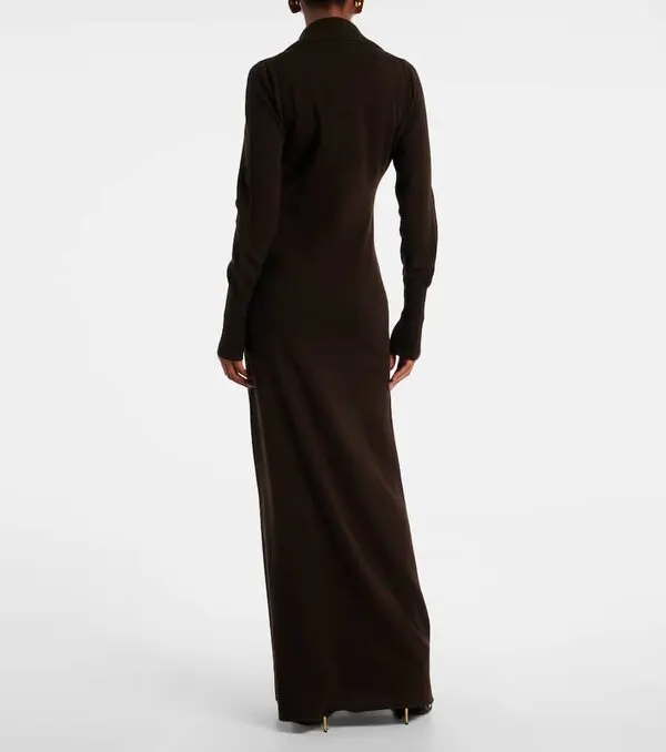 TOM FORD Knitted Cashmere Maxi Dress