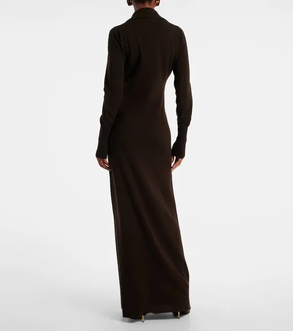 TOM FORD Knitted Cashmere Maxi Dress