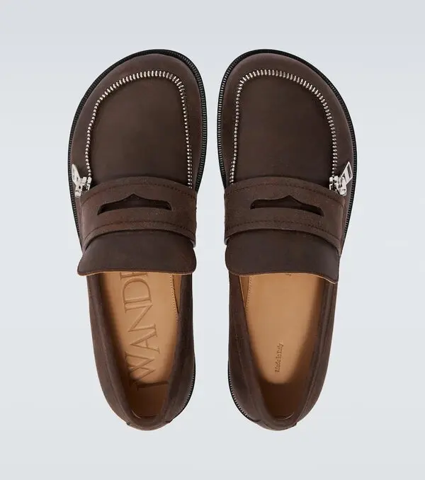 JW Anderson Suede Penny Loafers