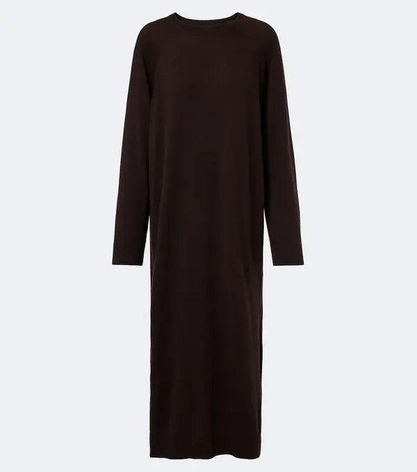 Jardin Des Orangers Wool And Cashmere Sweater Dress - Brown