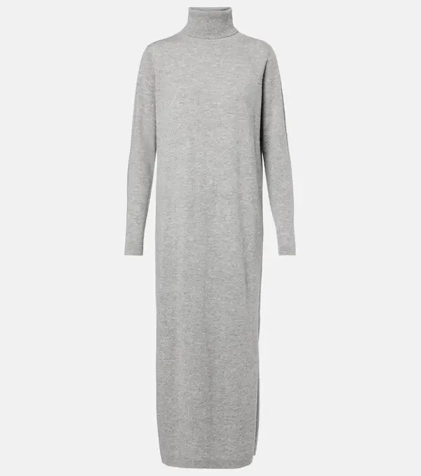 Jardin Des Orangers Wool And Cashmere Sweater Dress - Grey